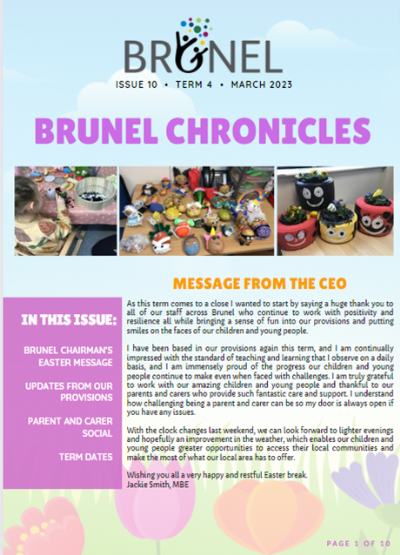 Brunel Academies Trust - Brunel Chronicles Spring Edition